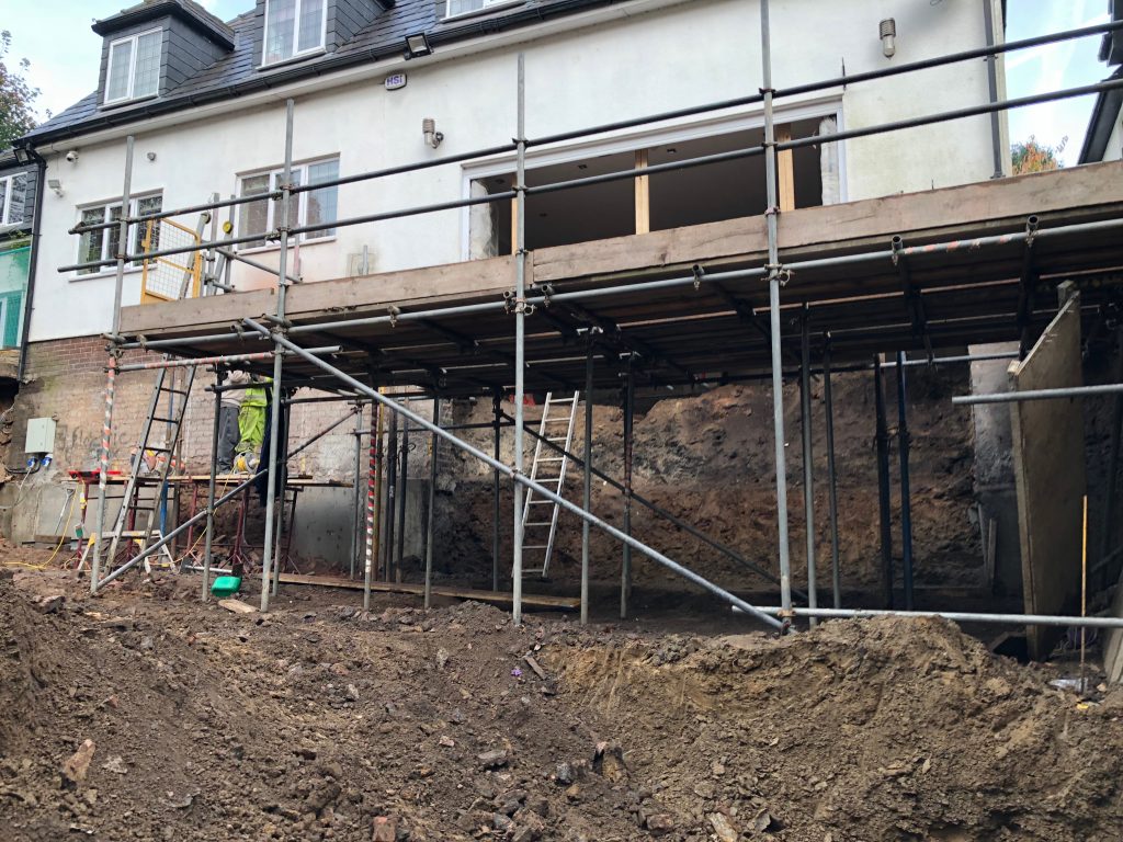 Basement Construction In Bolton - Swimming Pool Build - Basetec Piling